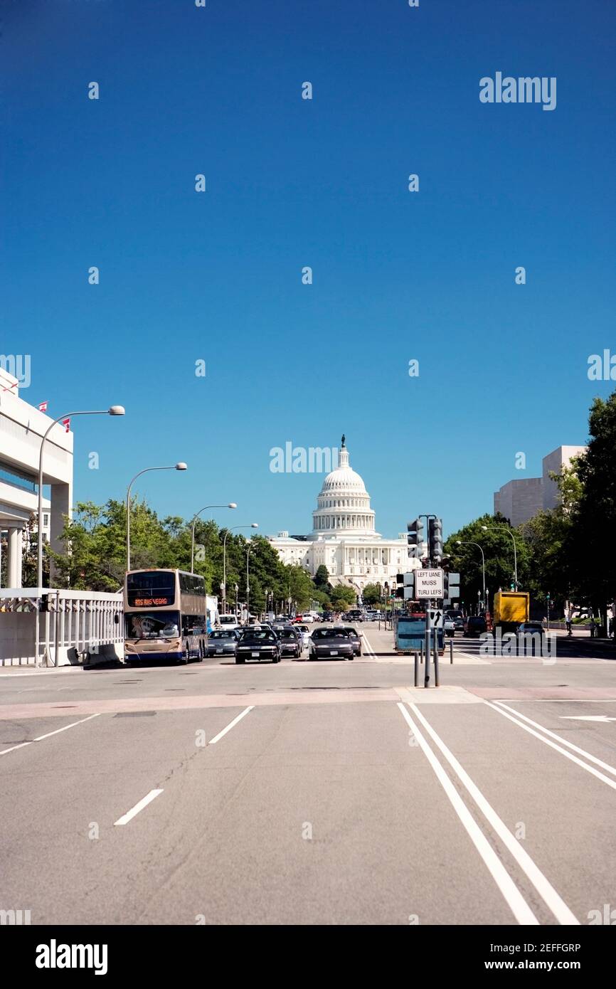 Traffic on a road, Washington DC, USA Stock Photo - Alamy