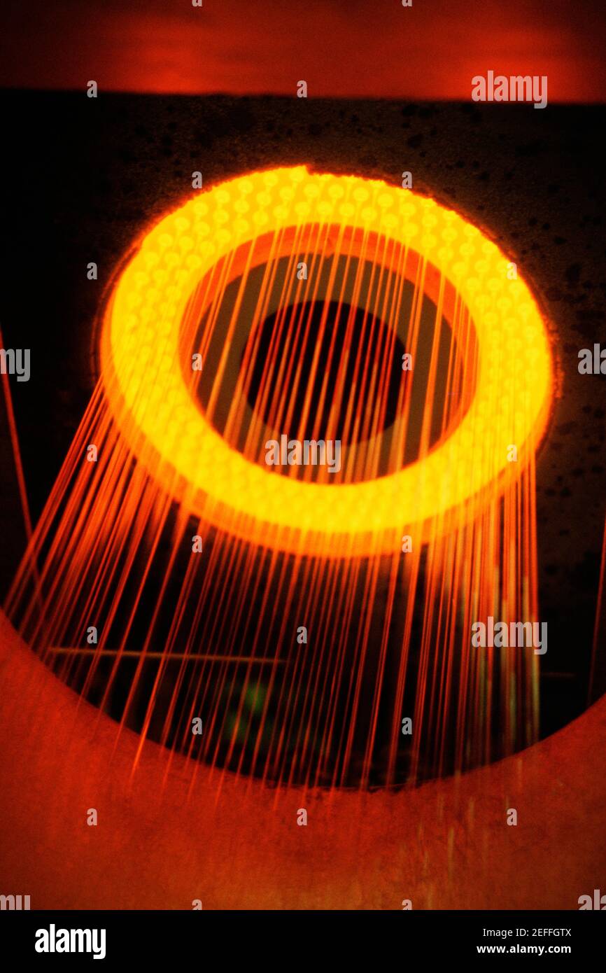 Fiberglass manufacturing plant Stock Photo - Alamy