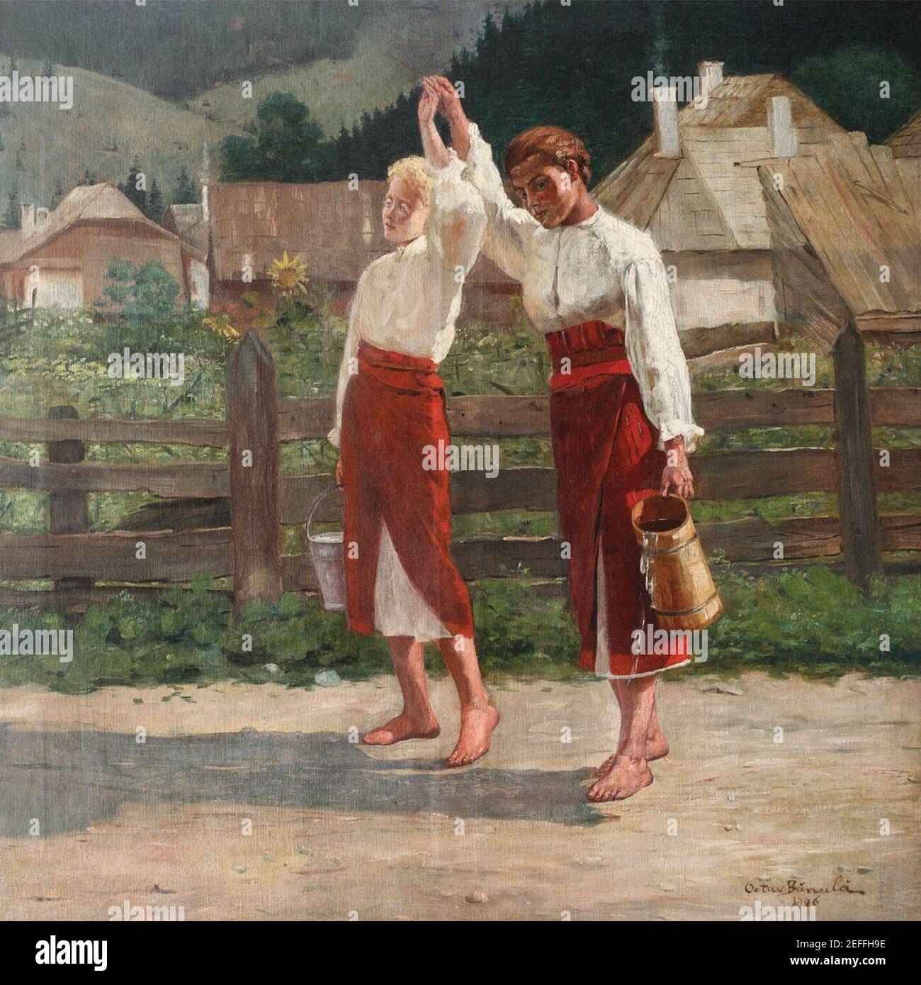 Octav Bancila - De la izvor Stock Photo - Alamy