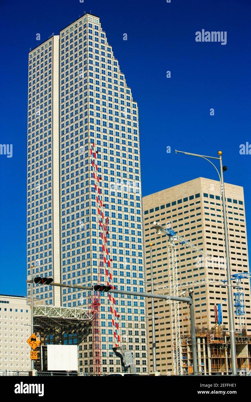 Low angle view of buildings in a city, Miami, Florida, USA Stock Photo ...