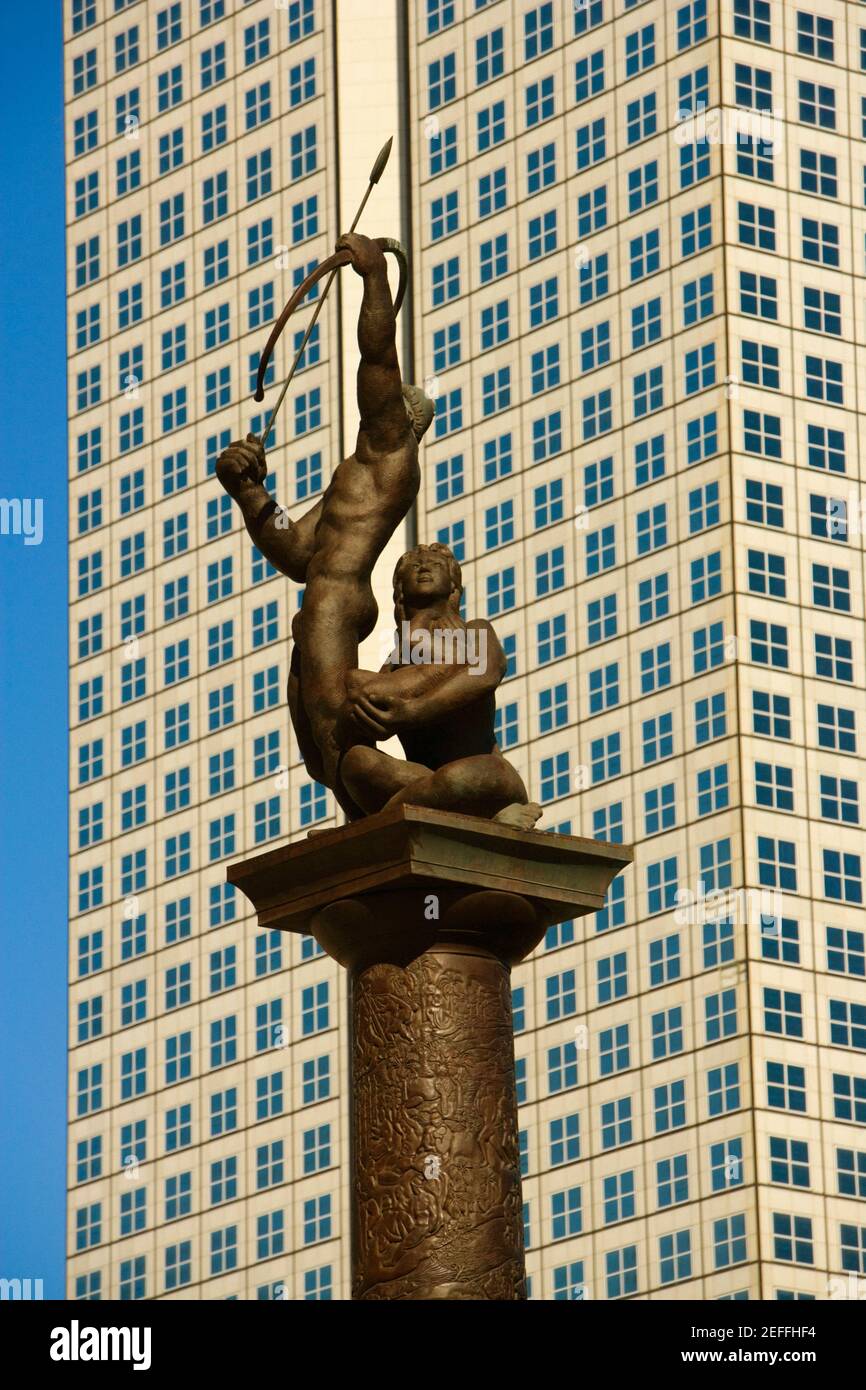 Sculpture of a man with bow and arrow hi-res stock photography and ...