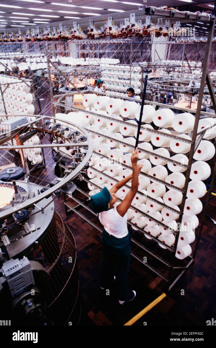 Textile manufacturing plant, Recife, Brazil Stock Photo - Alamy