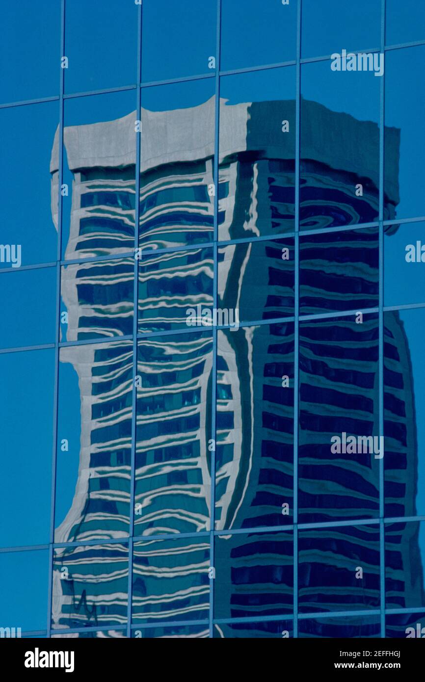 Distortion Glass Building Reflection High Resolution Stock Photography ...