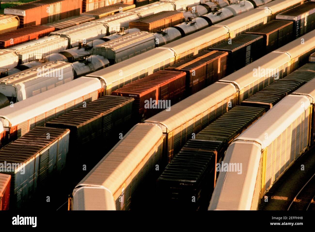 Train yard, Baltimore Stock Photo - Alamy