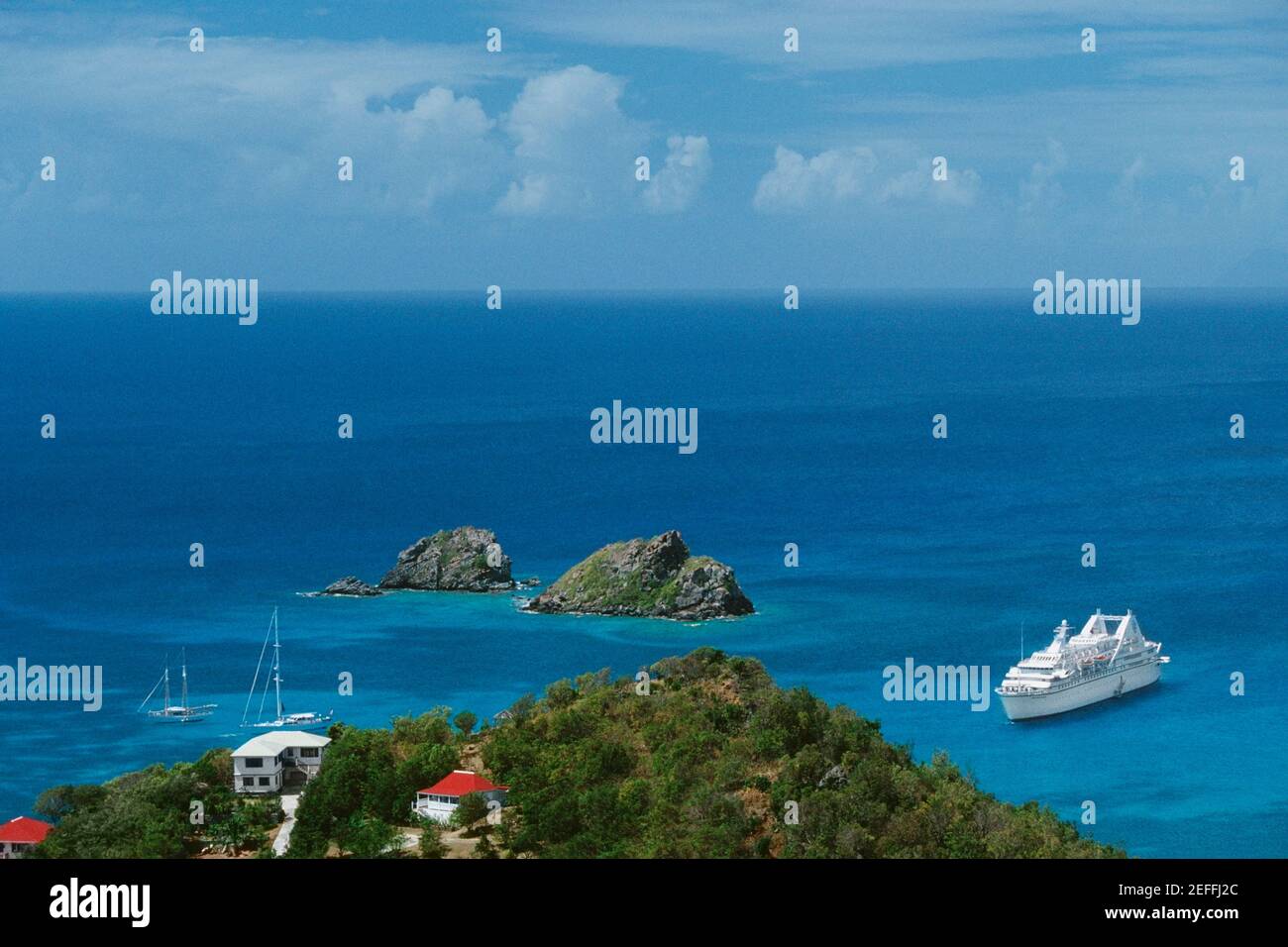 Saint martin birds eye view hi-res stock photography and images - Alamy