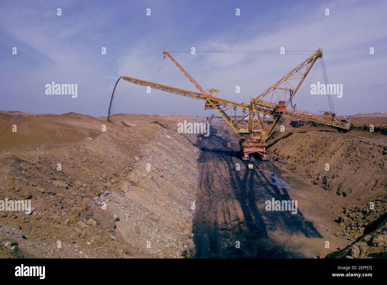 Strip mining operations in Illinois Stock Photo - Alamy
