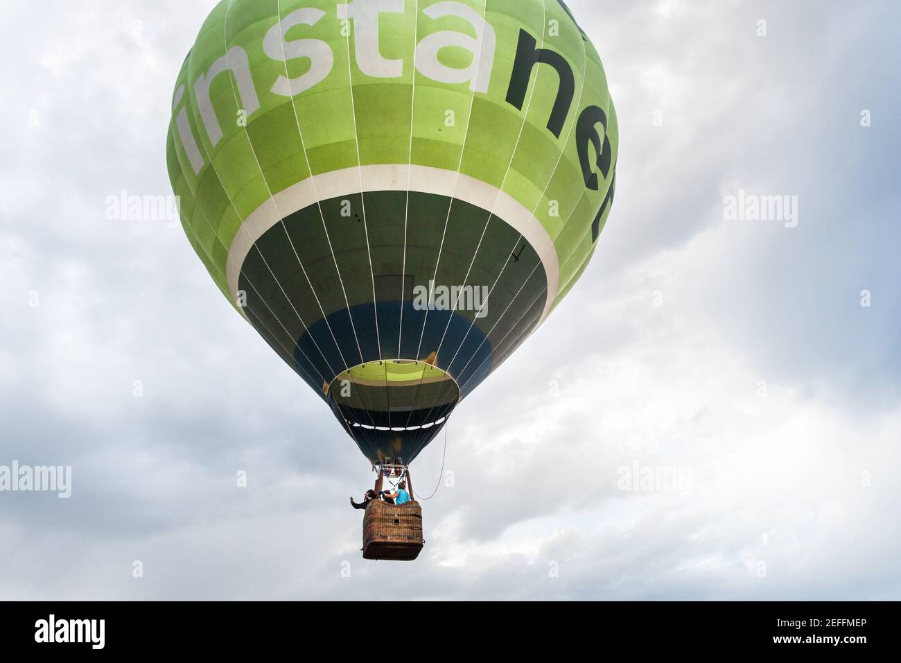 Igualada, Barcelona, July 10, 2020. 24rd European Balloon Festival ...