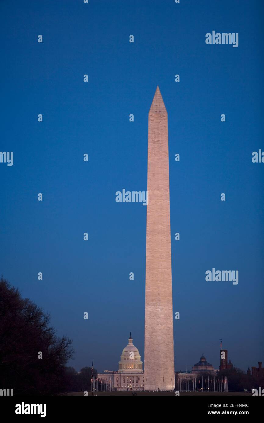 Washington monument obelisk built hi-res stock photography and images ...