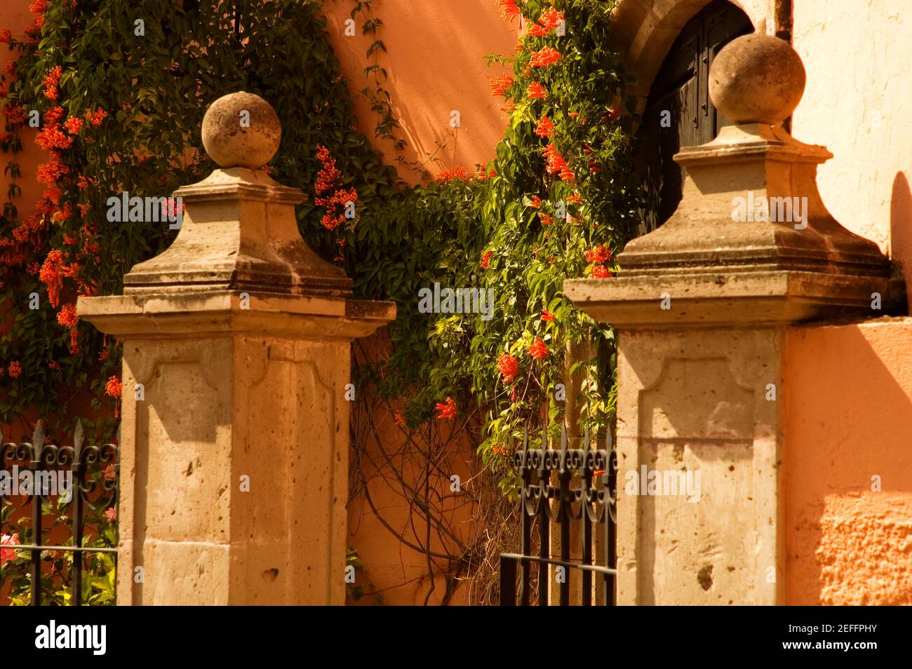 Entrance gate building mexico hi-res stock photography and images - Alamy