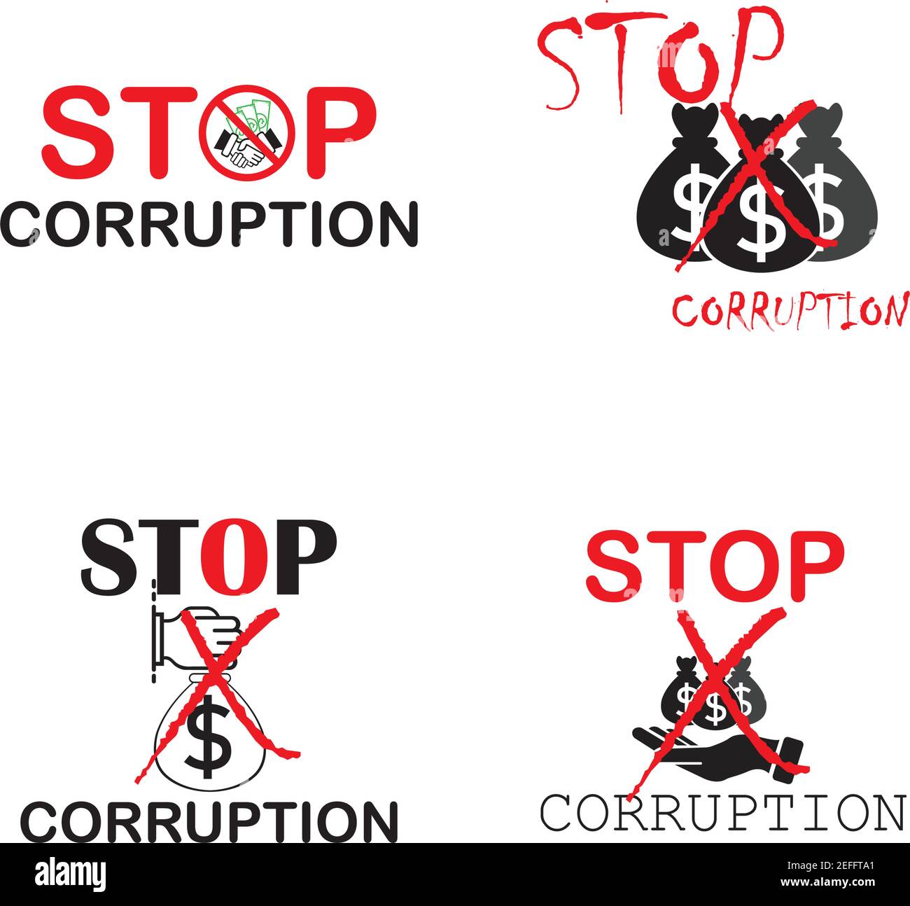 Stop Corruption and International Anti-Corruption Day Stock Vector ...