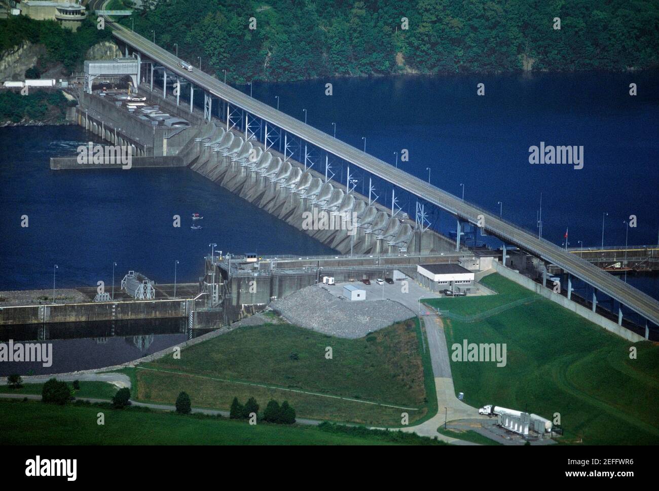 Watts Bar hydroelectric dam, Tennessee, USA Stock Photo - Alamy