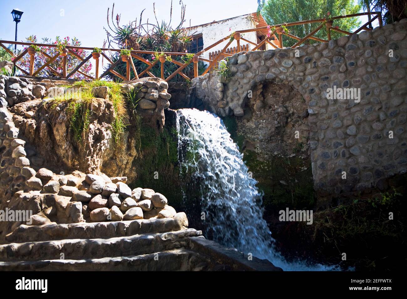 Water falling in a mill, Sabandia Mill, Arequipa, Peru Stock Photo - Alamy