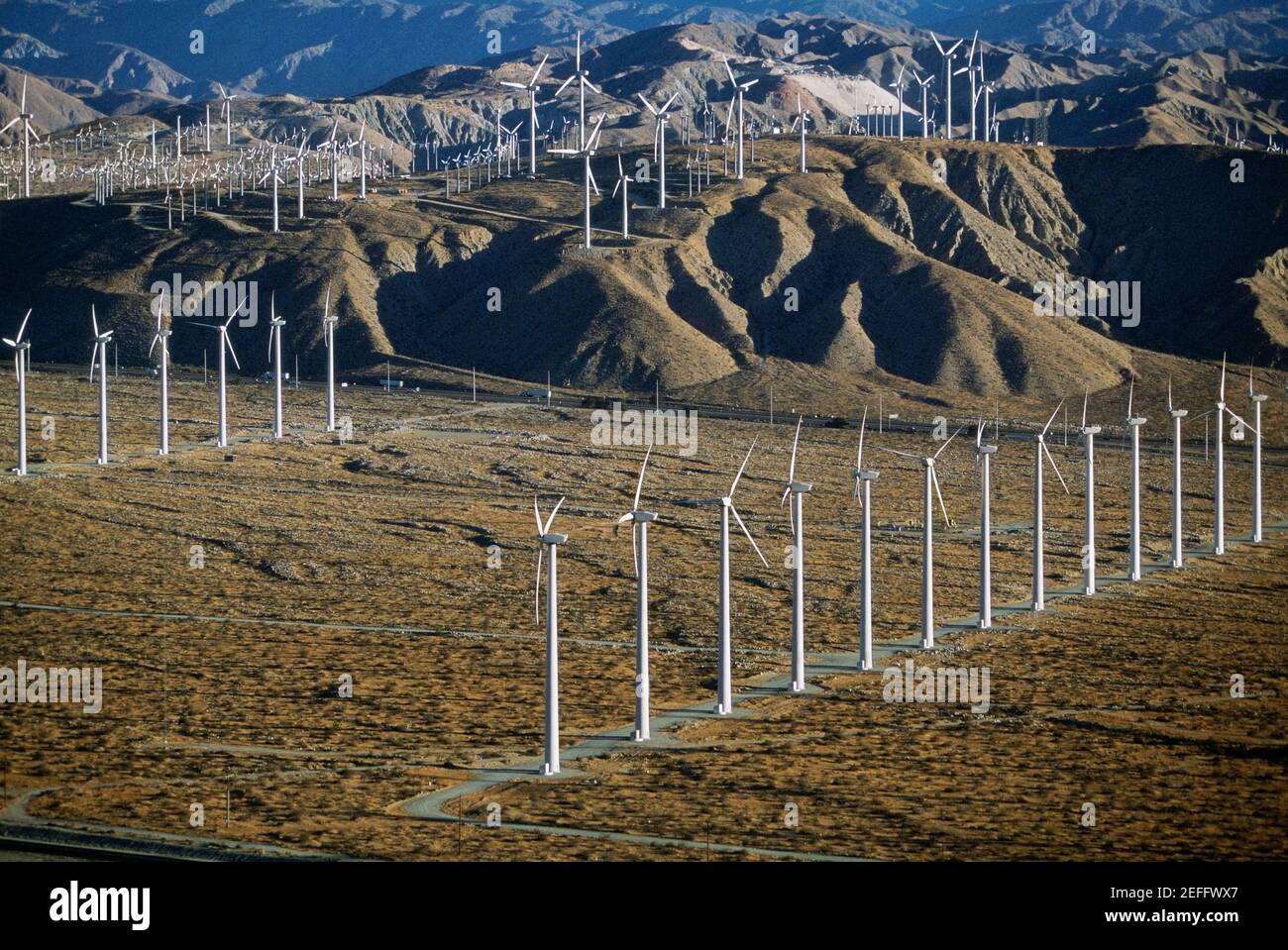 Wind farm turbines, Whitewater, California Stock Photo - Alamy