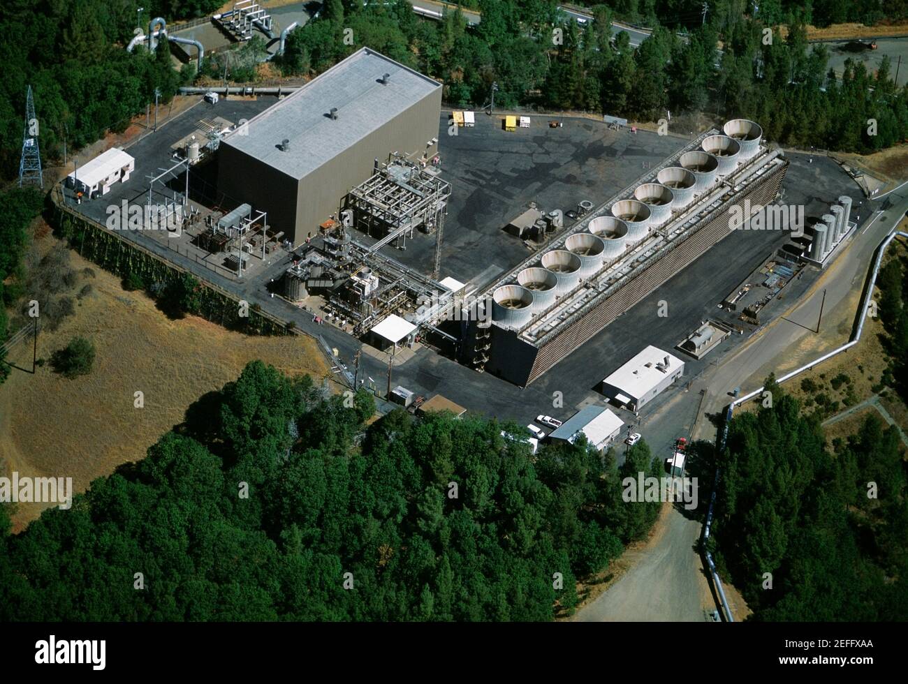 Geysers geothermal power station hi-res stock photography and images ...