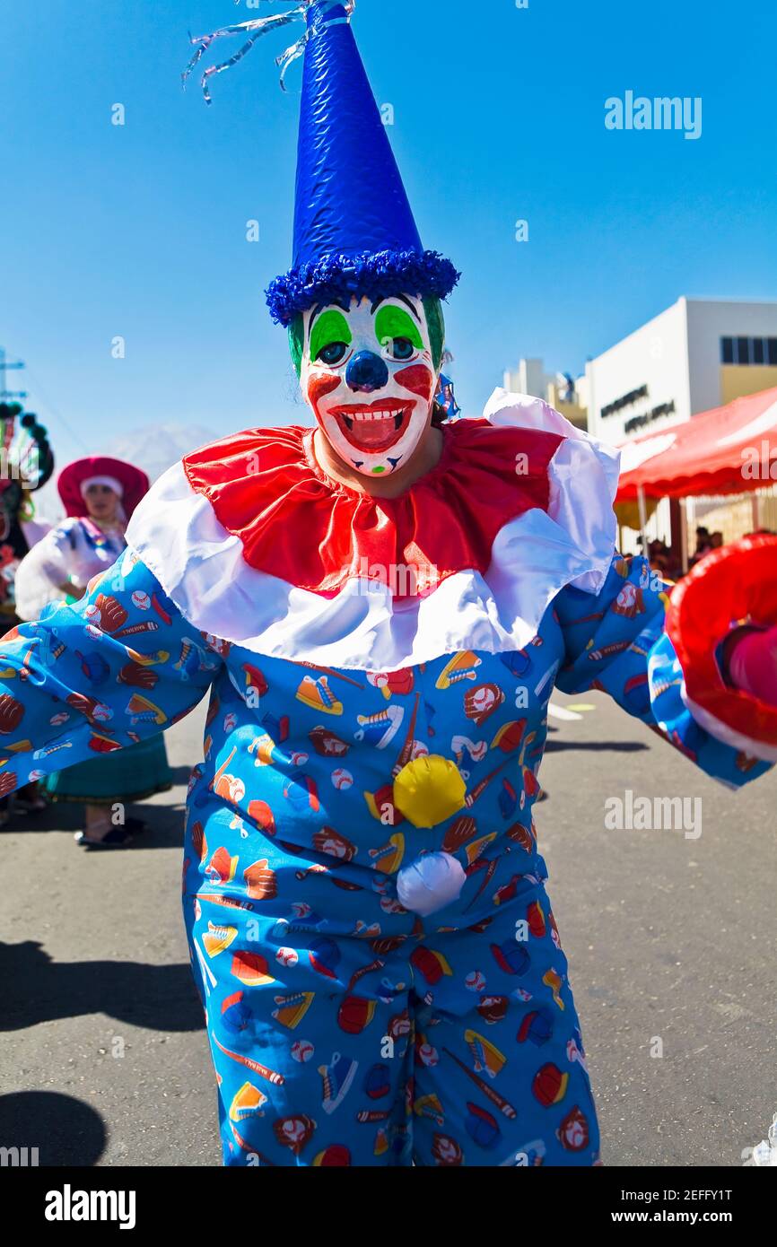 Clown close up view hi-res stock photography and images - Alamy