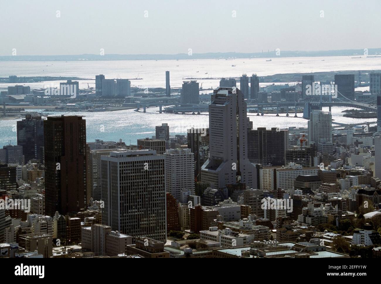 Aerial image of tokyo bay hi-res stock photography and images - Alamy