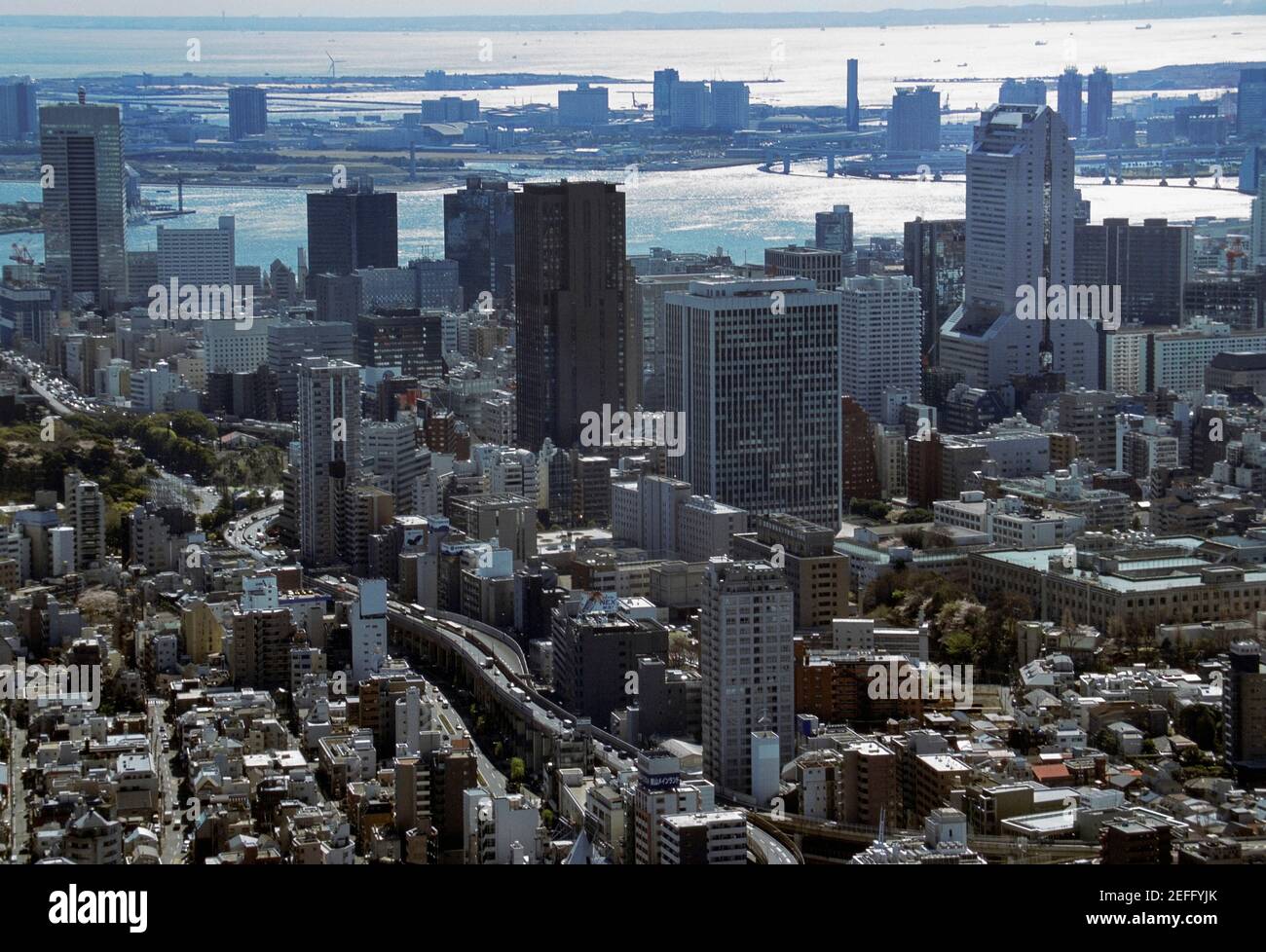 Aerial image of tokyo bay hi-res stock photography and images - Alamy