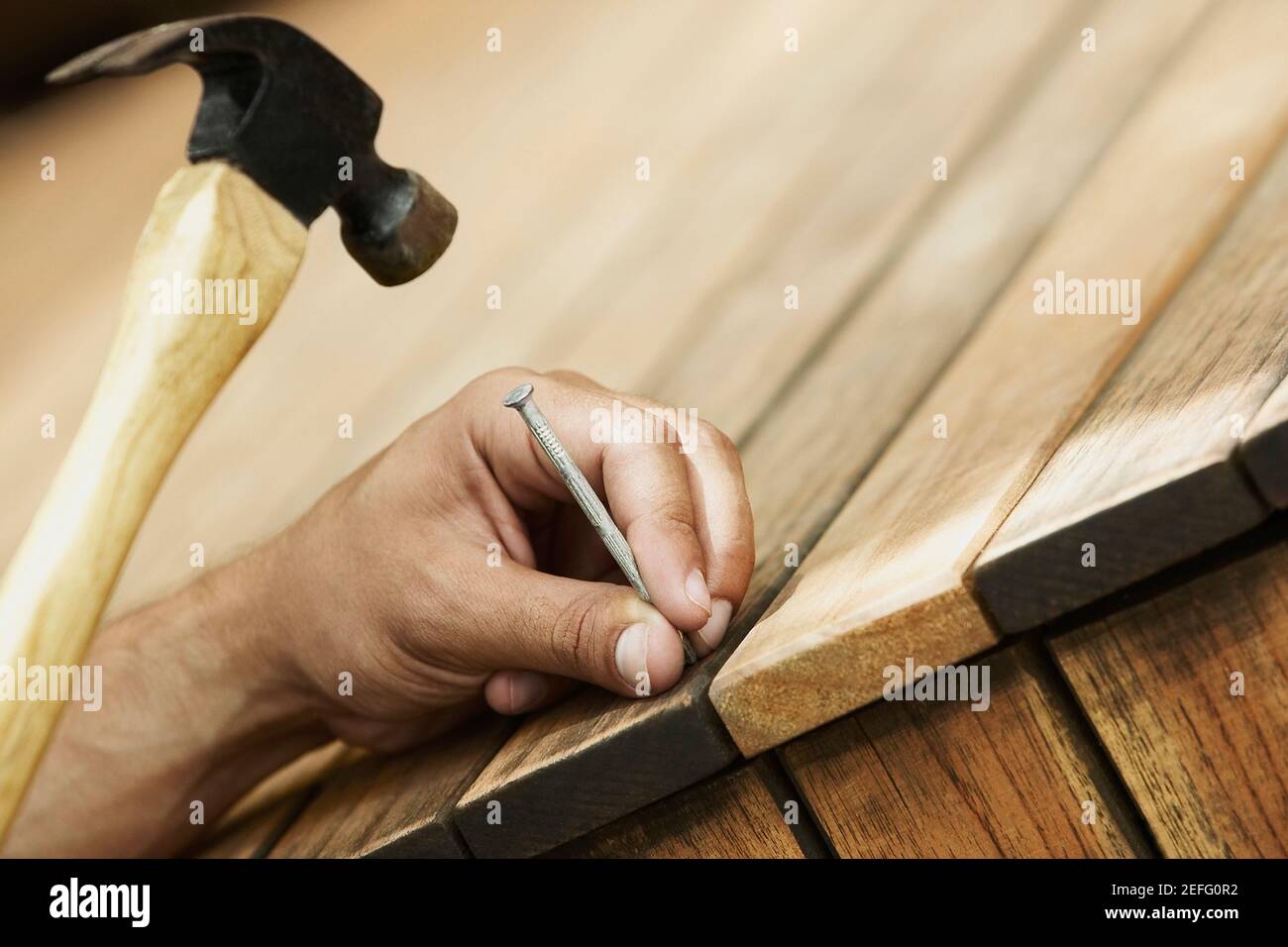 Nailing hi-res stock photography and images - Alamy