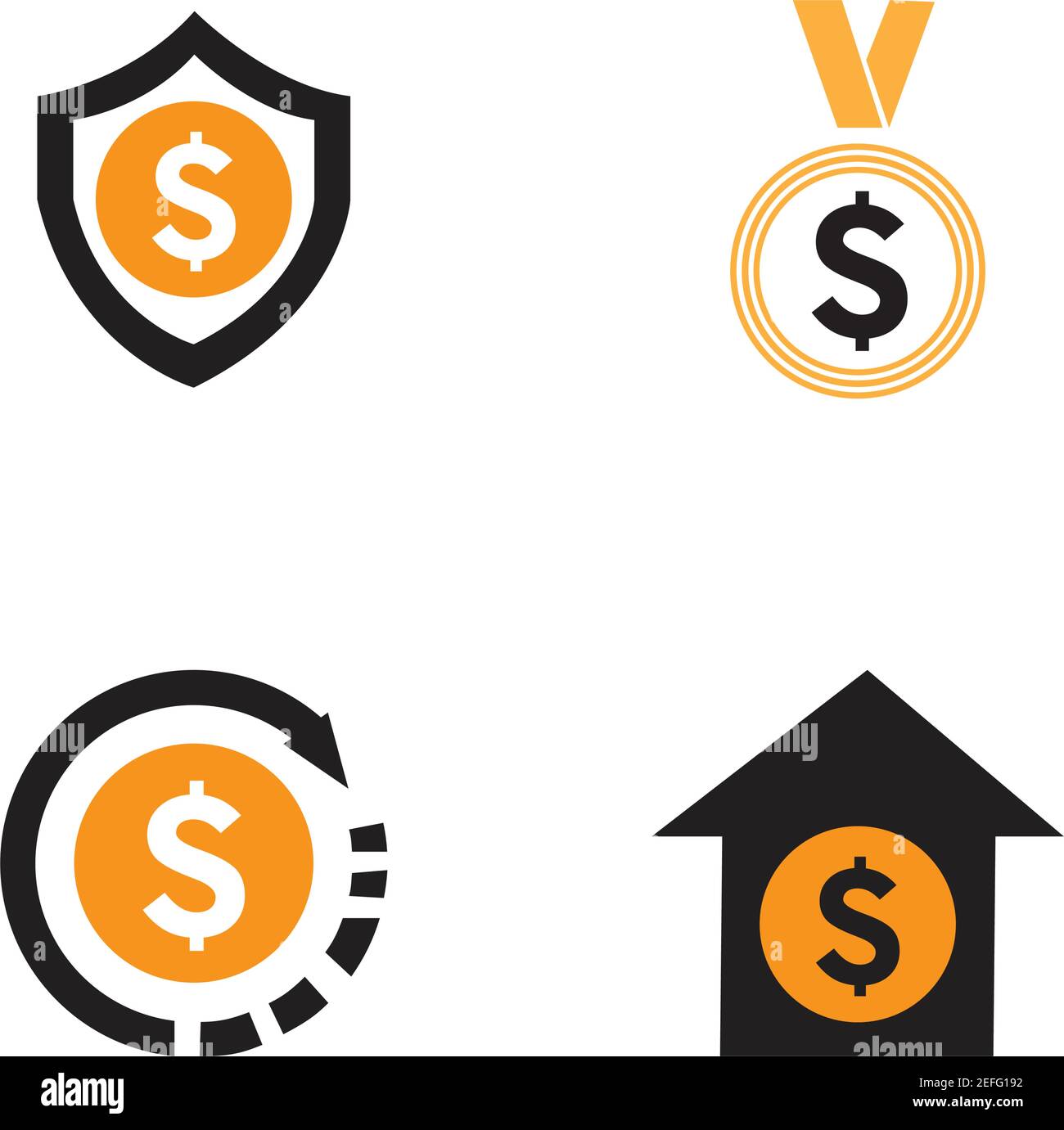dollar money vector icon illustration design template - vector Stock ...