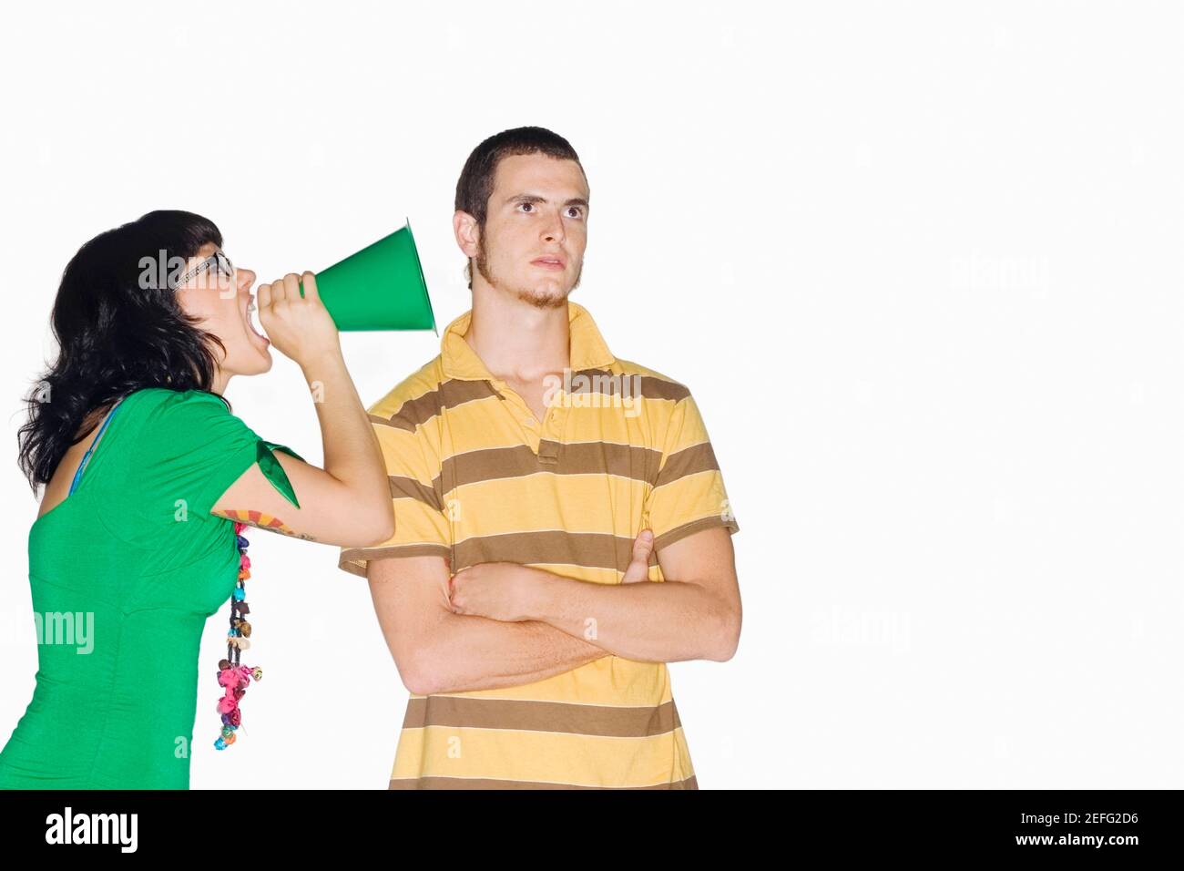 Ear megaphone hi-res stock photography and images - Alamy