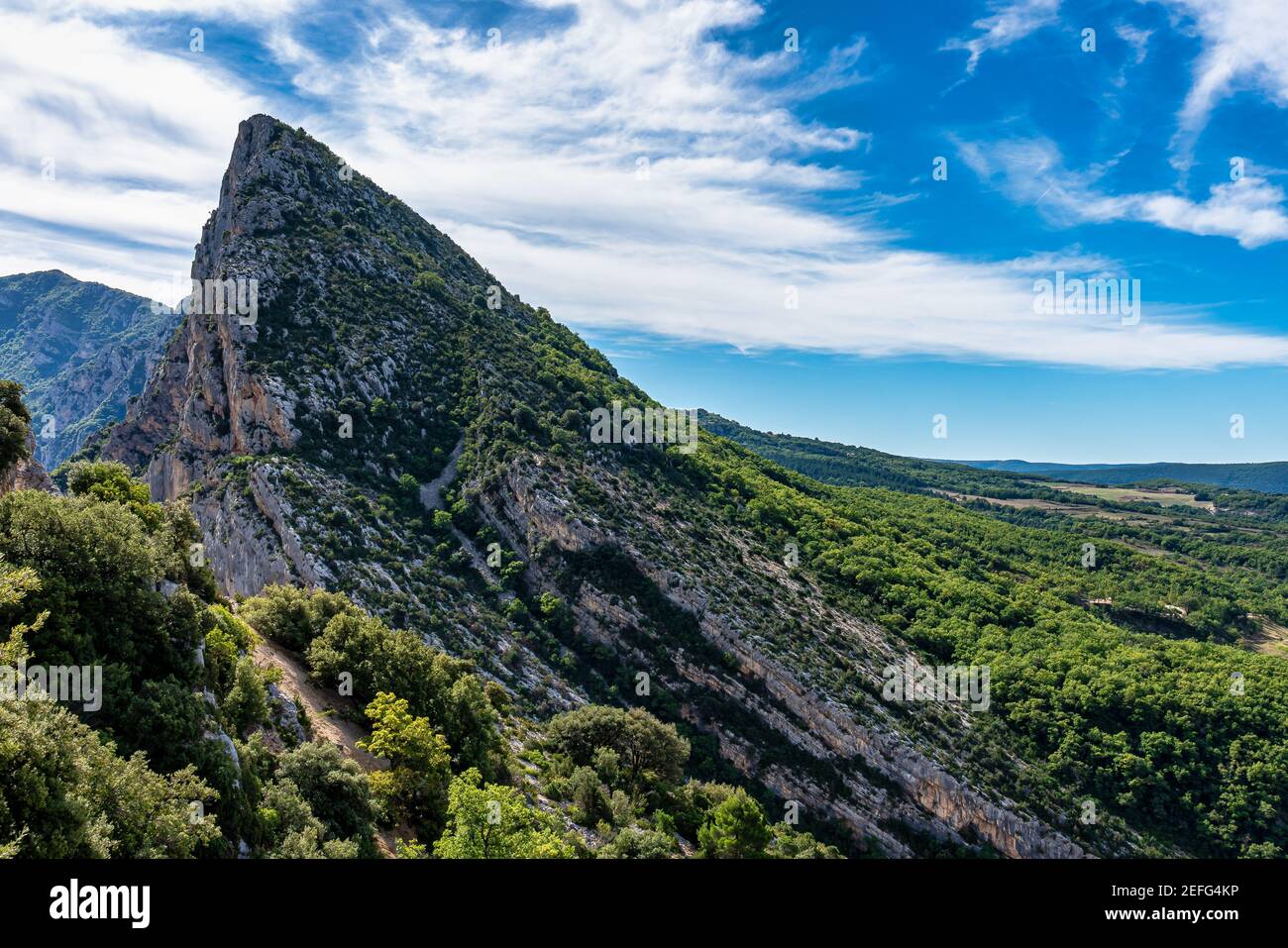 Verdon Gorge, Gorges du Verdon, amazing landscape of the famous canyon ...
