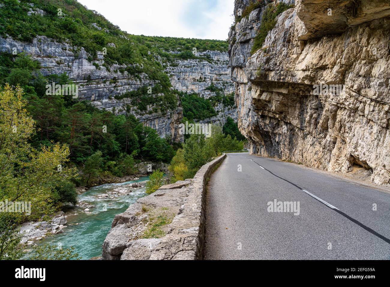 Verdon Gorge, Gorges du Verdon, amazing landscape of the famous canyon ...