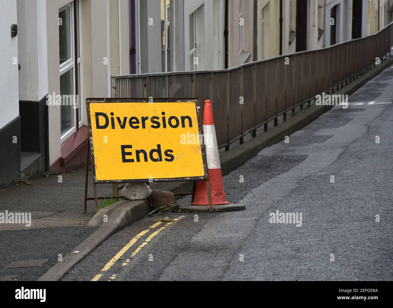 UK Road Signs as found on streets of North Devon Stock Photo - Alamy