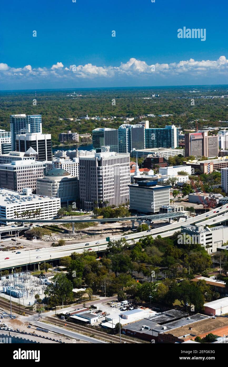 Orlando florida aerial view downtown hi-res stock photography and ...