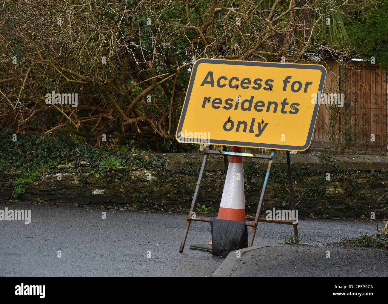 UK Road Signs as found on streets of North Devon, Access Only Signs ...