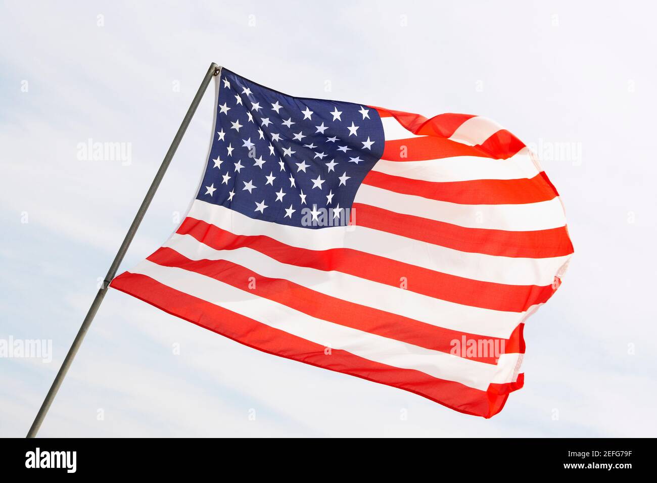 American flag flutter in wind hi-res stock photography and images - Alamy