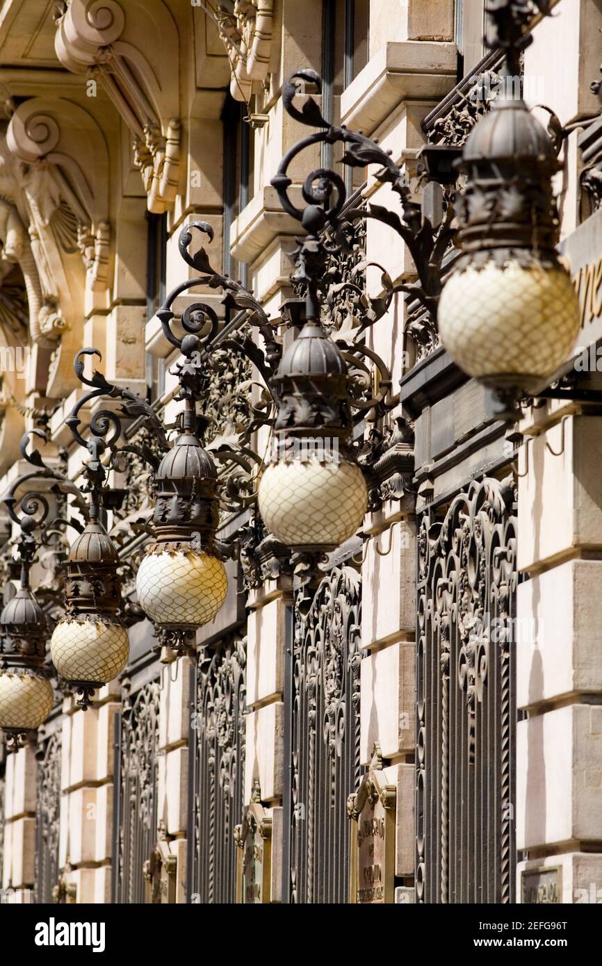 Lanterns On Building High Resolution Stock Photography and Images - Alamy