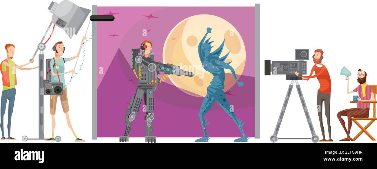 Character technical director background Cut Out Stock Images & Pictures ...