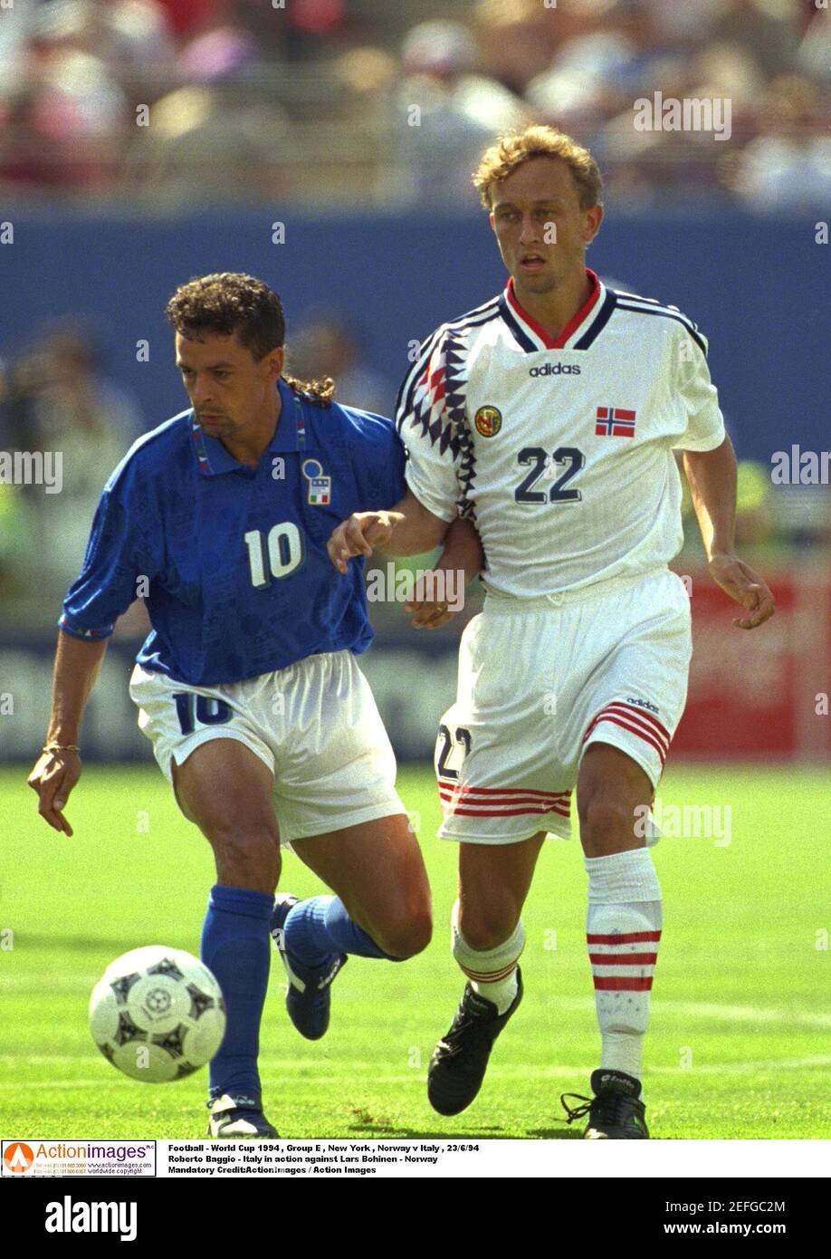 Roberto baggio world cup hi-res stock photography and images - Alamy