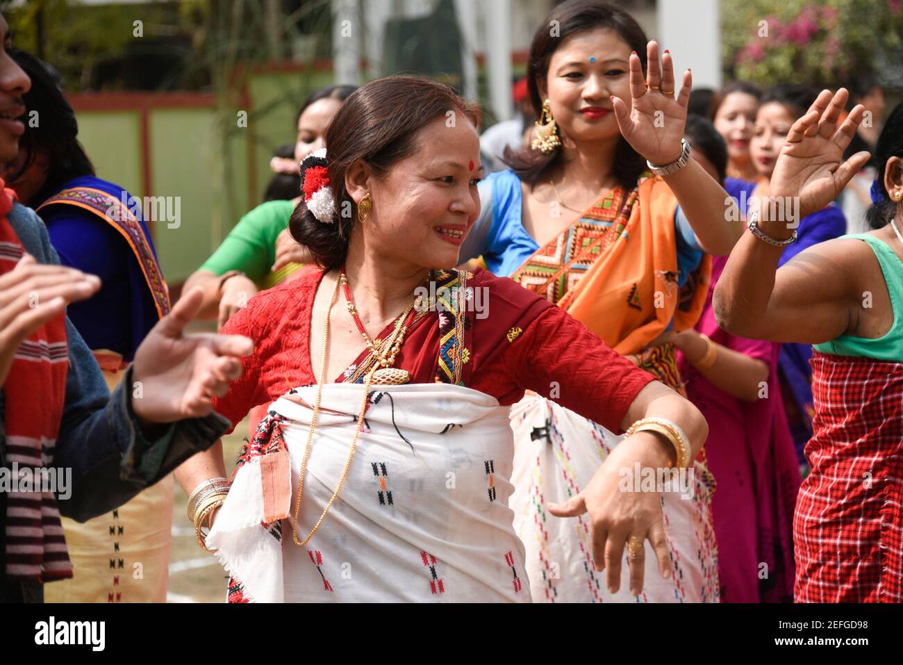 Assam tribal dance hi-res stock photography and images - Alamy