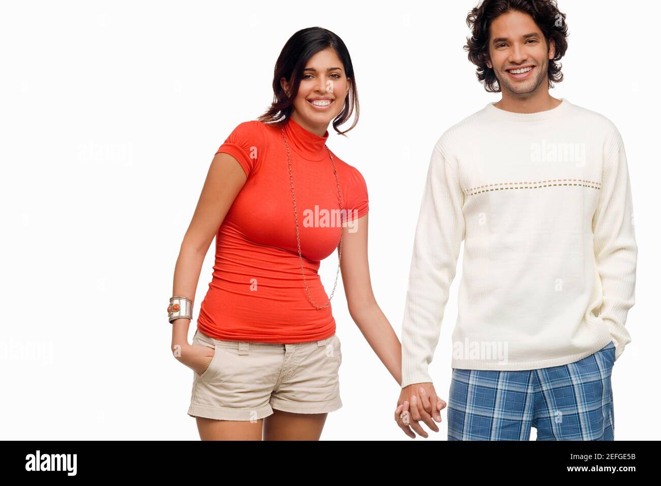 Young man long beard holding Cut Out Stock Images & Pictures - Alamy