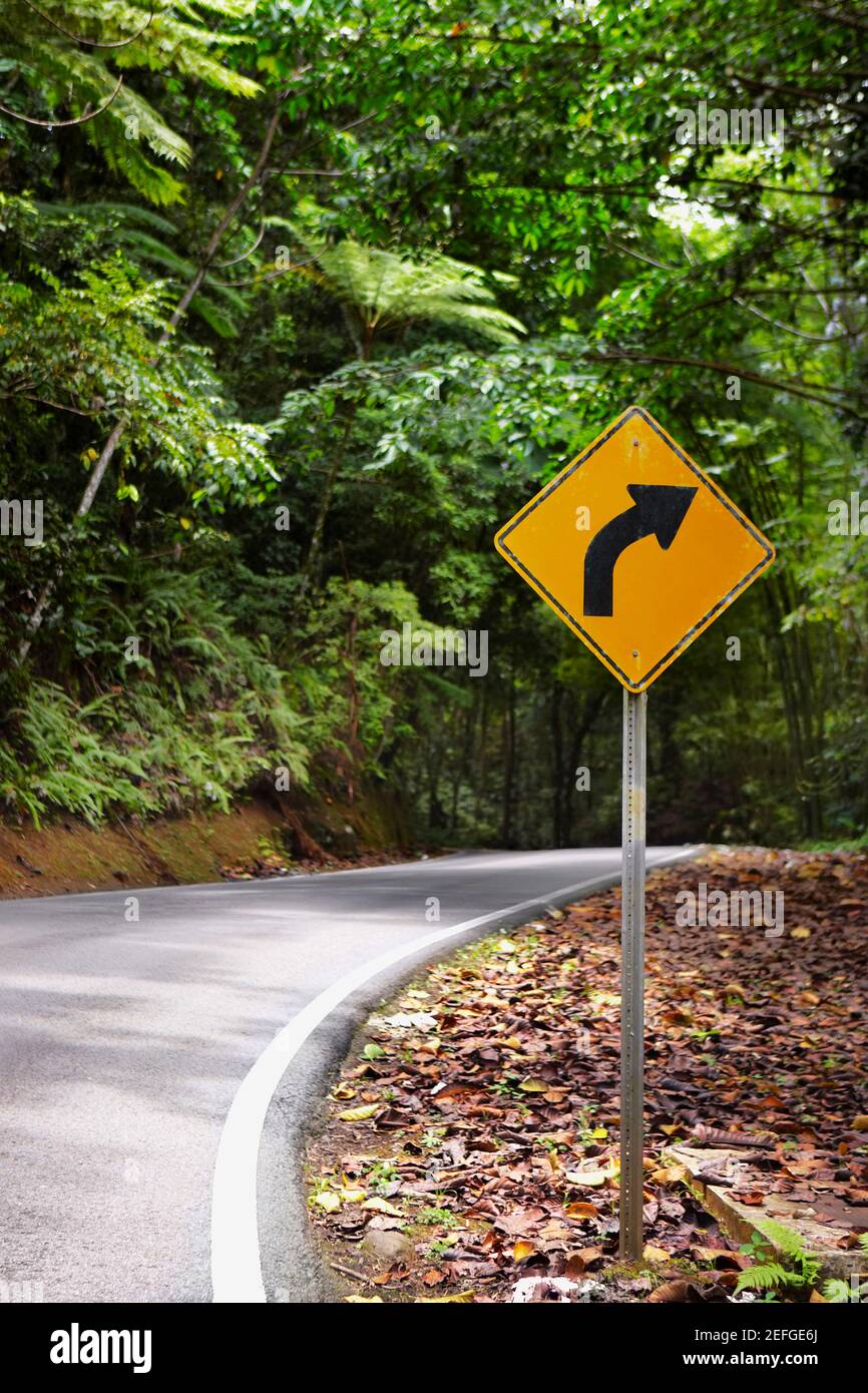 Caribbean road sign hi-res stock photography and images - Alamy