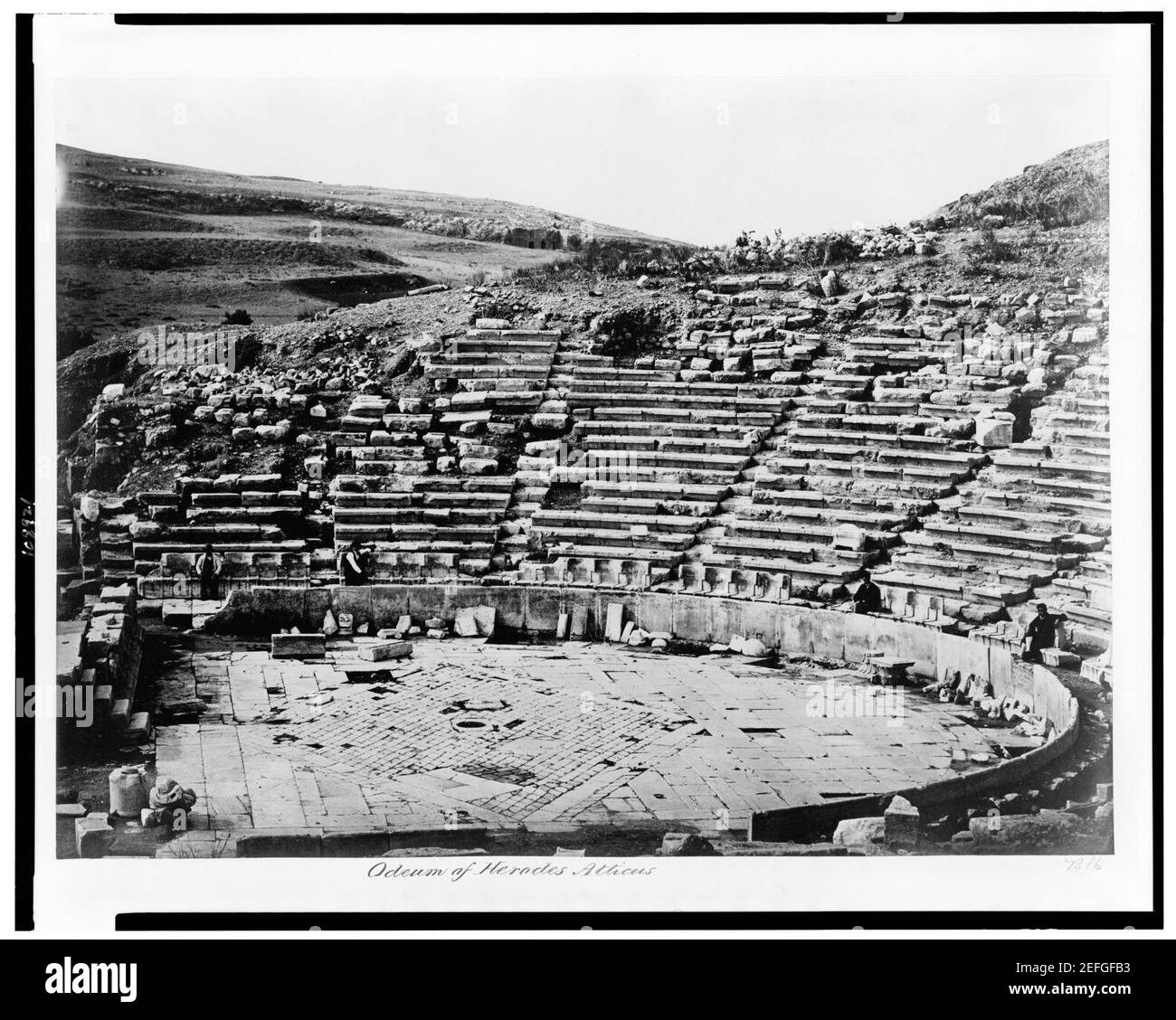 Odeum of Herodes Atticus Stock Photo - Alamy
