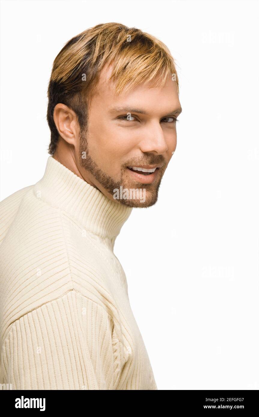 Portrait of a mid adult man smiling Stock Photo - Alamy