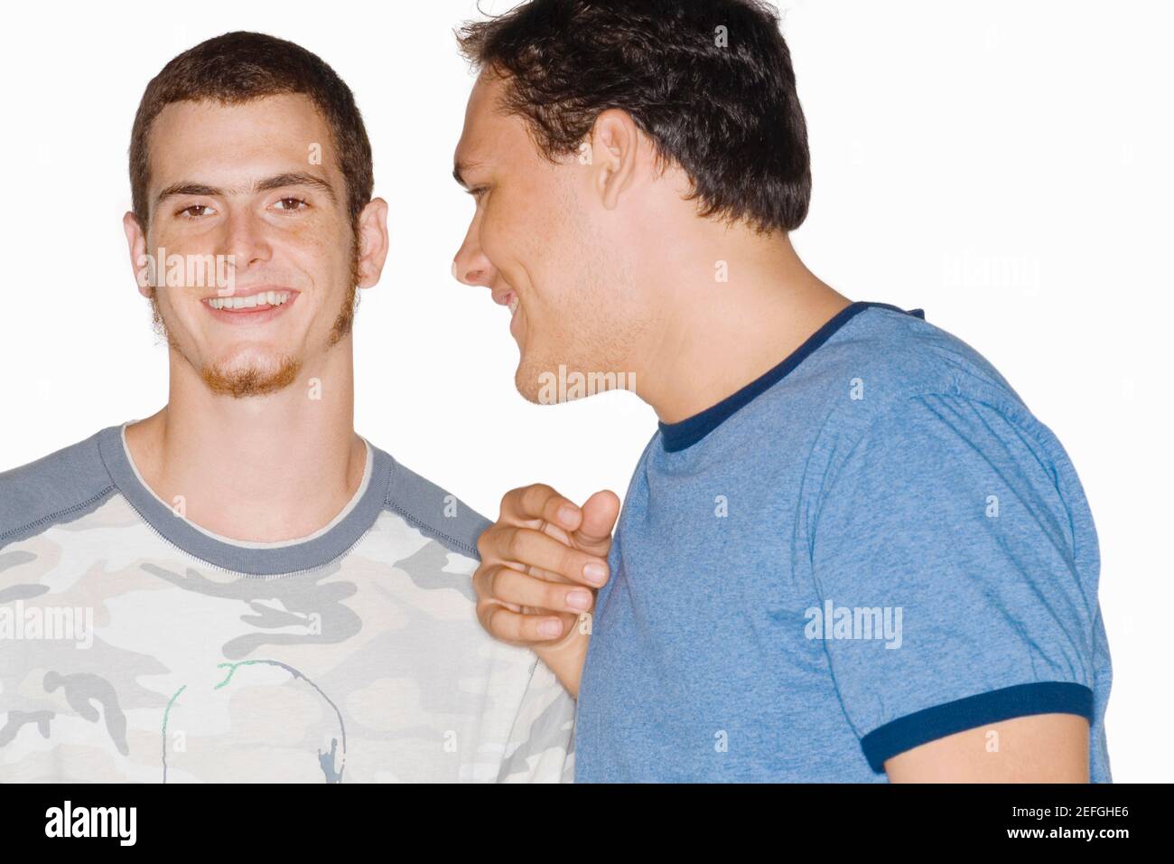 Men talking to each other hi-res stock photography and images - Alamy