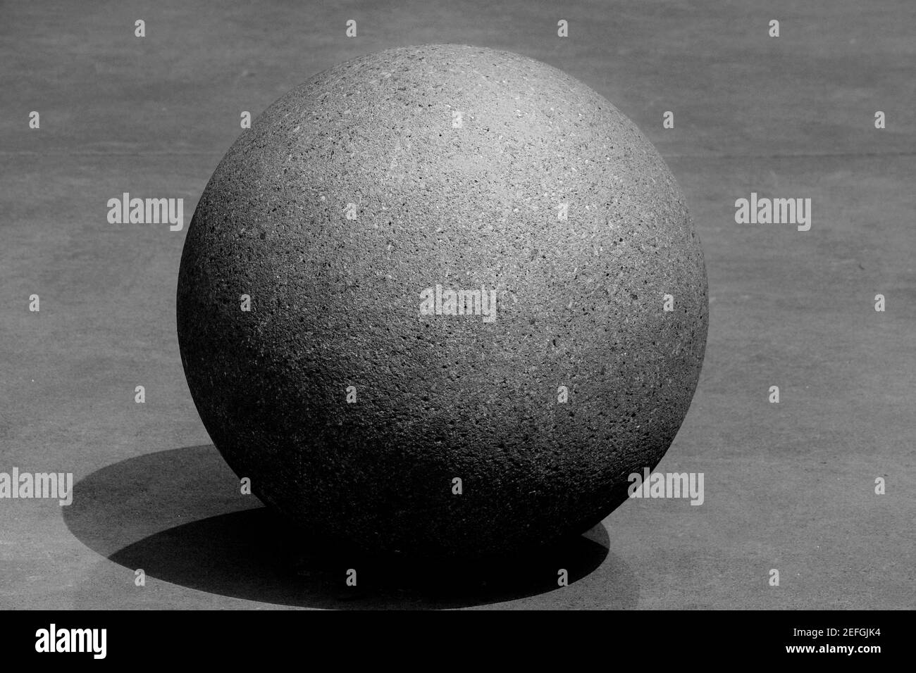 Granite sphere Black and White Stock Photos & Images - Alamy