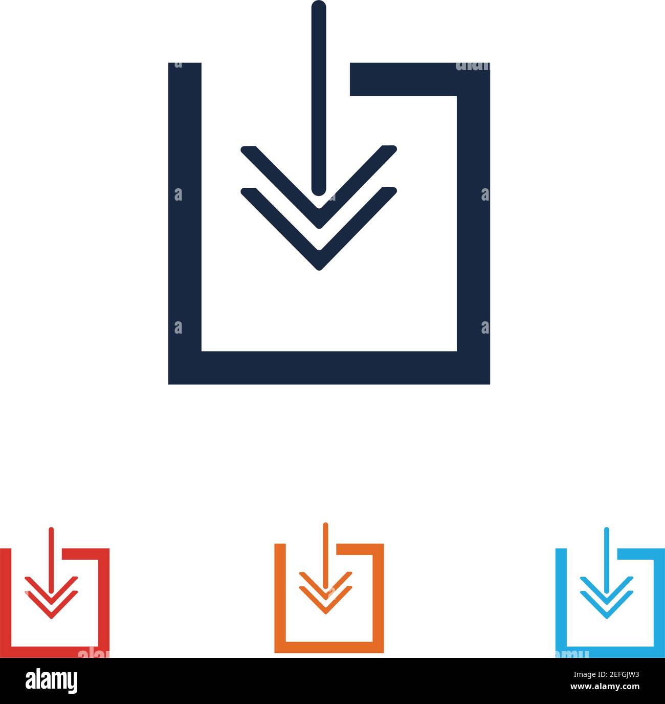 Download icon vector symbol illustration design template Stock Vector ...