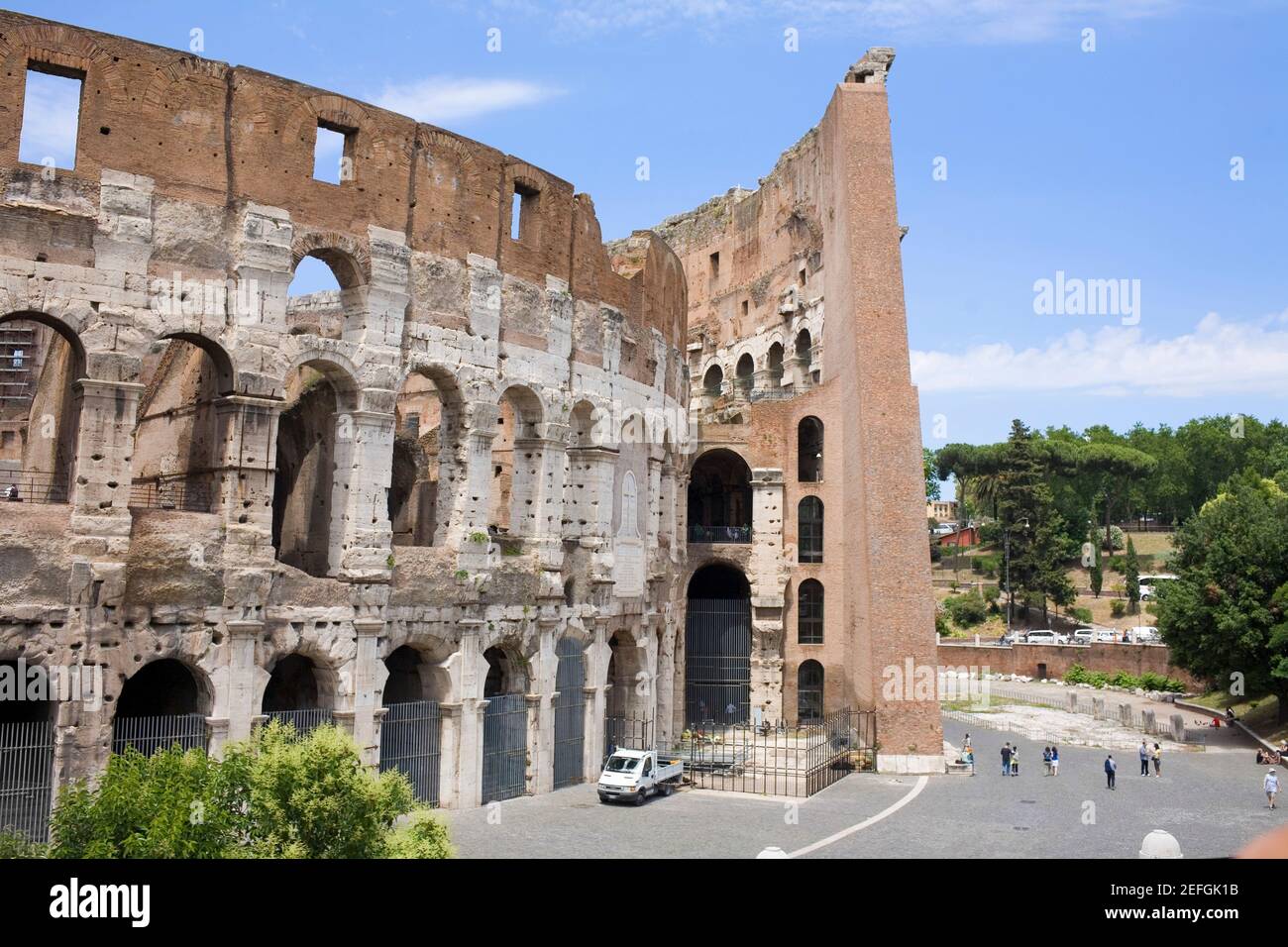 Old ruins of an amphitheater, Coliseum, Rome, Italy Stock Photo - Alamy