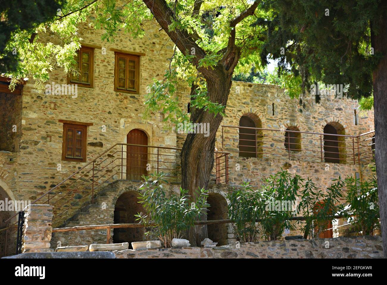 Greek polychrome architecture hi-res stock photography and images - Alamy
