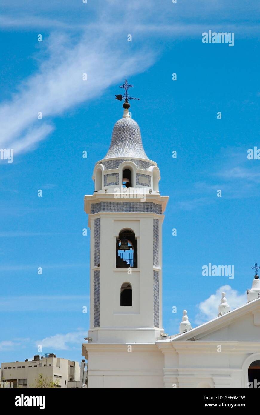 Low angle view of a church, Basilica De Nuestra Senora Del Pilar ...