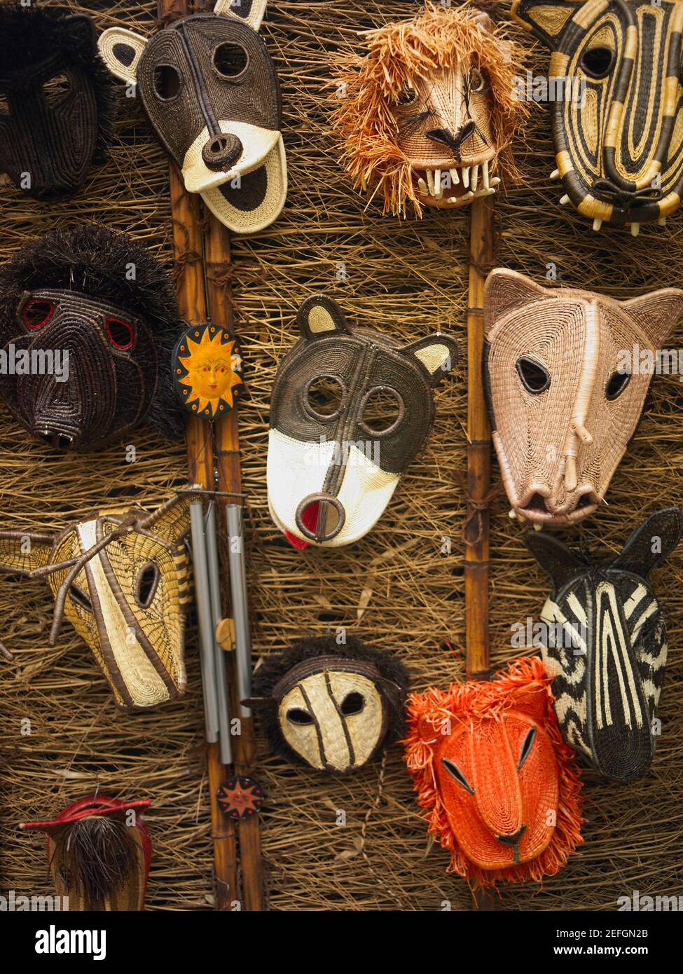 Close-up of masks, Old Panama, Panama City, Panama Stock Photo - Alamy