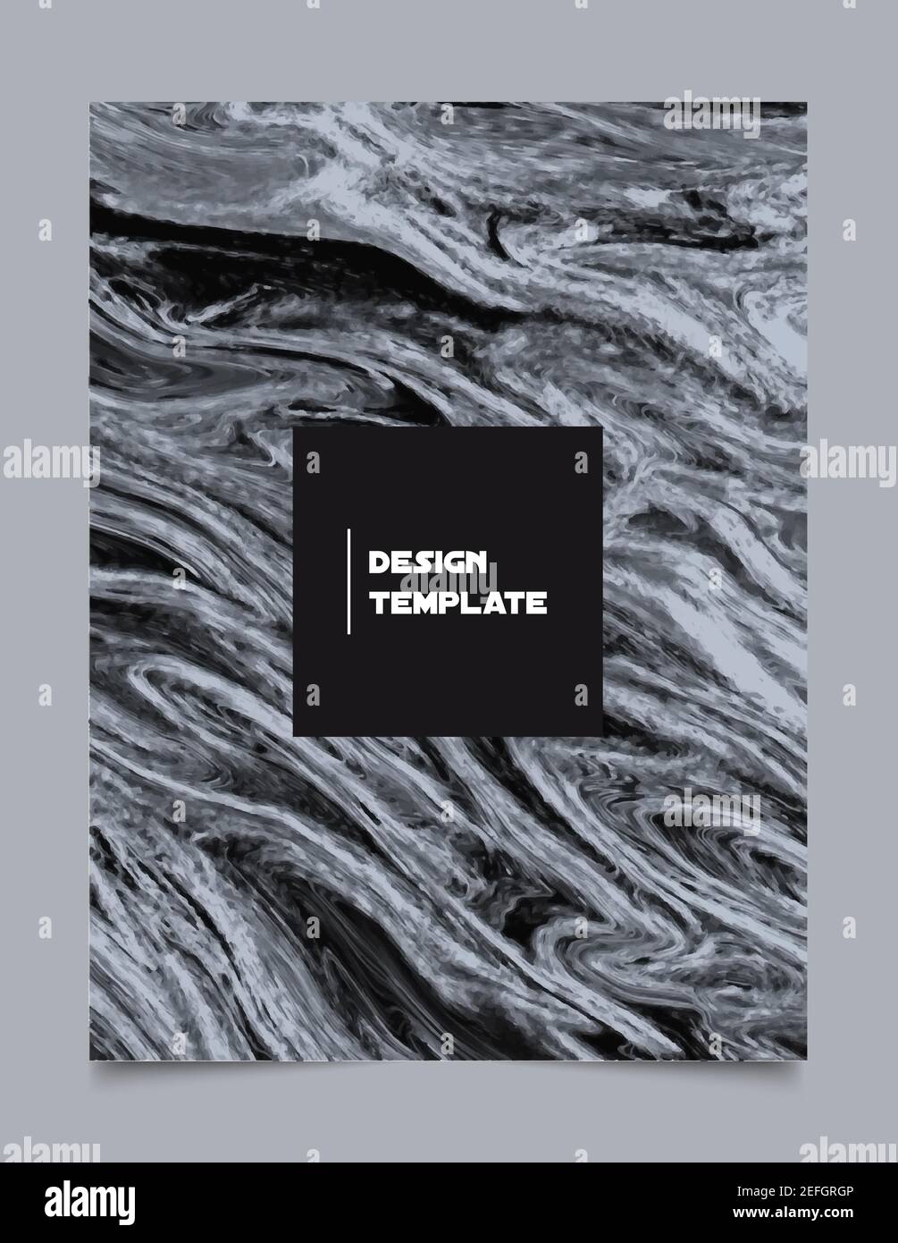 The background is liquid marble. Abstract grey hand-painted design ...