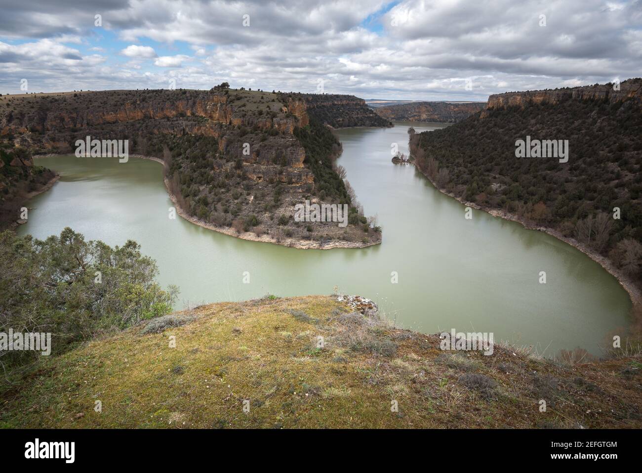 Hoces del rio duraton natural park hi-res stock photography and images ...