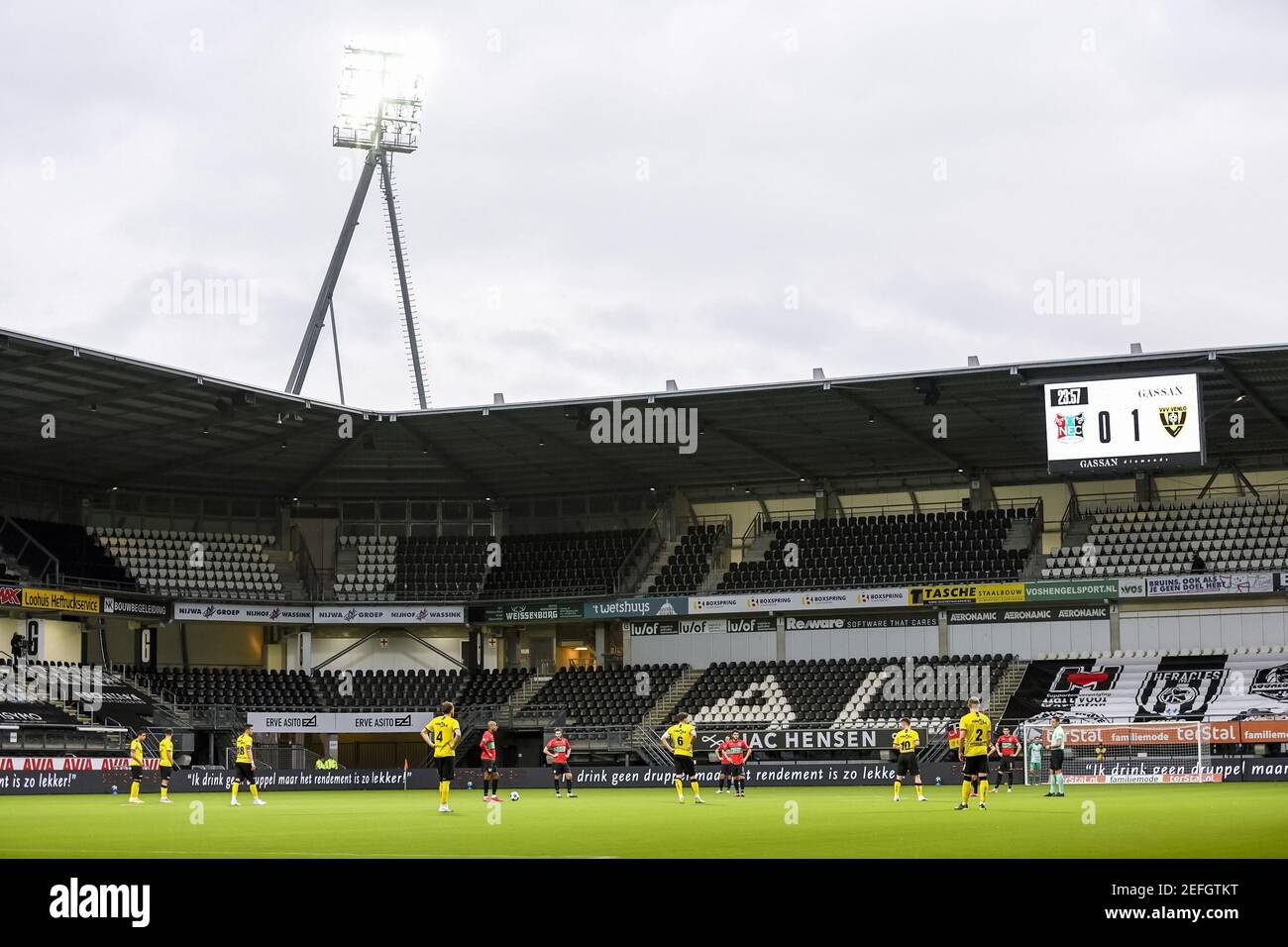 ALMELO, 17-02-2021, Erve Asito Stadium, Dutch TOTO KNVB Beker Football ...