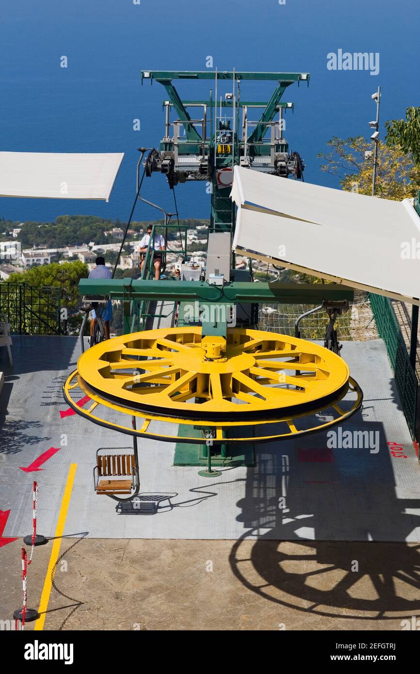 Capri island cable car hi-res stock photography and images - Alamy