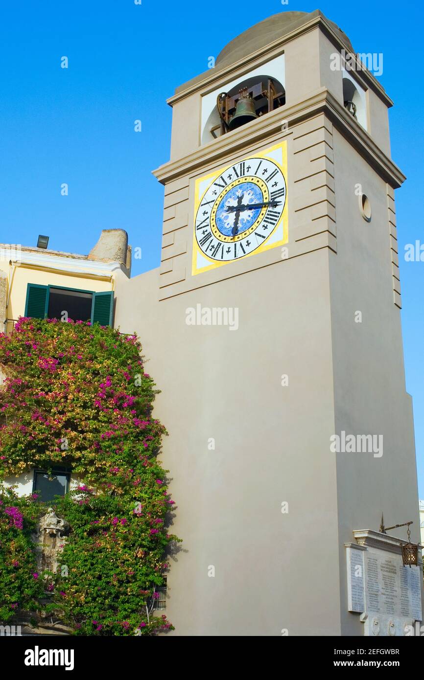 Clock tower piazza umberto capri hi-res stock photography and images ...